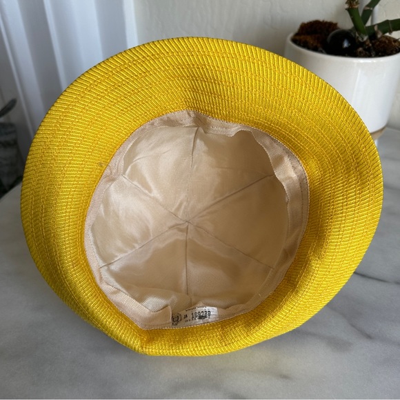 Vintage | Accessories | Vintage 6s Yellow Hippie Bucket Hat Union Made ...